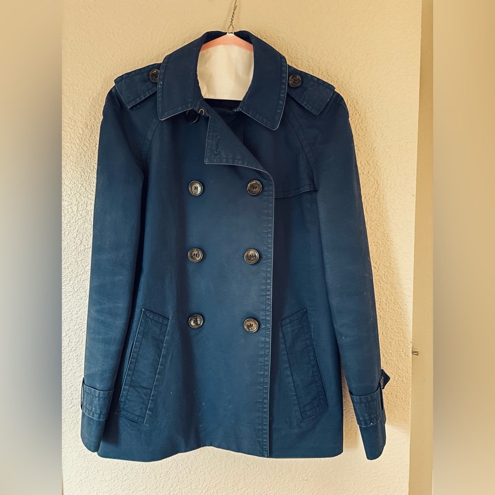 Coach Navy Trench Coat - Gem